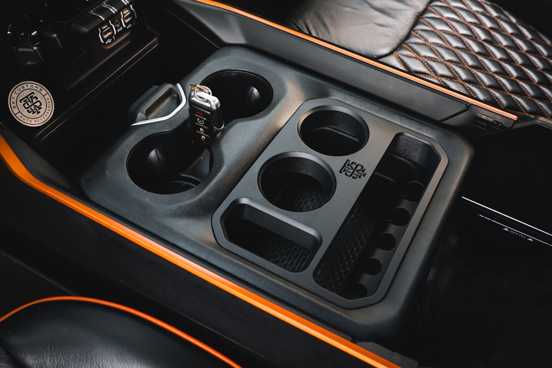2019+ Ram Trucks Center Console Insert – SKT Customs